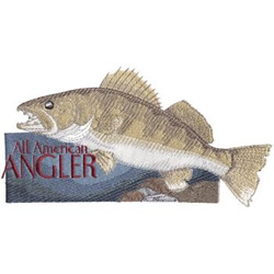 Walleye Embroidery Design | EmbroideryDesigns.com