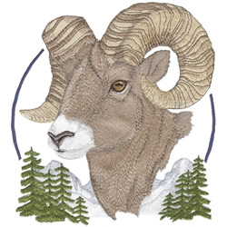 Ram Embroidery Design | EmbroideryDesigns.com