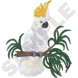 Cockatoo Embroidery Design | EmbroideryDesigns.com
