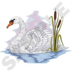 Swan Embroidery Design | EmbroideryDesigns.com