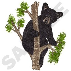 Black Bear Embroidery Design | EmbroideryDesigns.com