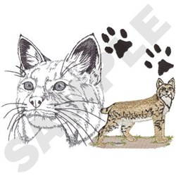 Bobcat Embroidery Design | EmbroideryDesigns.com