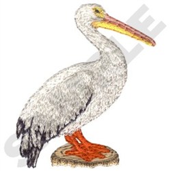 Pelican Embroidery Design | EmbroideryDesigns.com