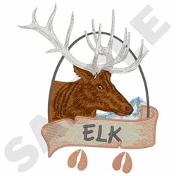 Elk Embroidery Design | EmbroideryDesigns.com