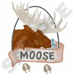 Moose Embroidery Design | EmbroideryDesigns.com
