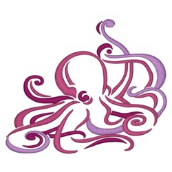 Octopus Embroidery Design | EmbroideryDesigns.com