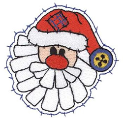 Santa Claus Embroidery Design | EmbroideryDesigns.com