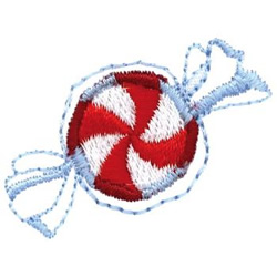 Peppermint Candy Embroidery Design | EmbroideryDesigns.com