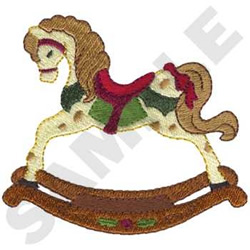 Rocking Horse Embroidery Design | EmbroideryDesigns.com