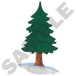 Pine Tree Embroidery Design | EmbroideryDesigns.com