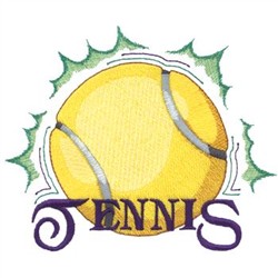 Tennis Embroidery Design | EmbroideryDesigns.com