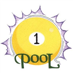 Pool Embroidery Design | EmbroideryDesigns.com