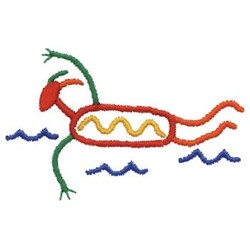 Swimmer Embroidery Design | EmbroideryDesigns.com