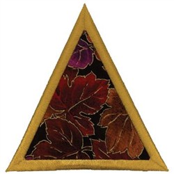 Triangle Applique Embroidery Design | EmbroideryDesigns.com