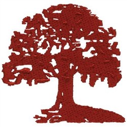 Oak Tree Embroidery Design | EmbroideryDesigns.com