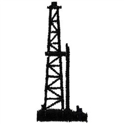 Oil Rig Embroidery Design | EmbroideryDesigns.com