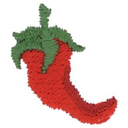 Chili Pepper Embroidery Design | EmbroideryDesigns.com