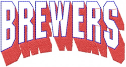 Brewers Embroidery Design | EmbroideryDesigns.com