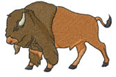 Buffalo Embroidery Design | EmbroideryDesigns.com