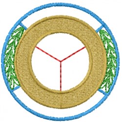 Circle Crest Embroidery Design | EmbroideryDesigns.com