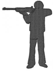 MARKSMAN Embroidery Design | EmbroideryDesigns.com