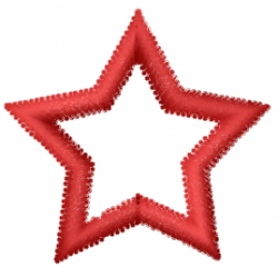 Open Star Embroidery Design | EmbroideryDesigns.com