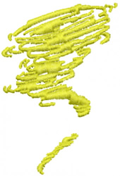 Tornado Embroidery Design | EmbroideryDesigns.com