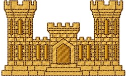 Corps of Engineers Embroidery Design | EmbroideryDesigns.com