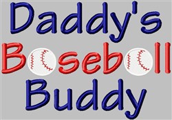 Baseball Buddy Embroidery Design | EmbroideryDesigns.com