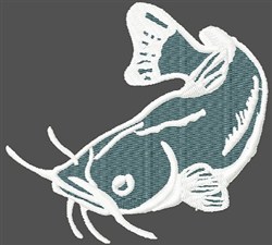 Catfish Embroidery Design | EmbroideryDesigns.com