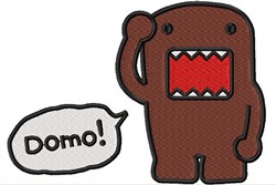 Domo Cartoon Embroidery Design | EmbroideryDesigns.com