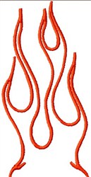Flames Embroidery Design | EmbroideryDesigns.com