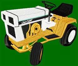 Riding Mower Embroidery Design | EmbroideryDesigns.com