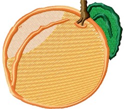 Peach Embroidery Design | EmbroideryDesigns.com
