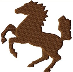 Rearing Stallion Embroidery Design | EmbroideryDesigns.com