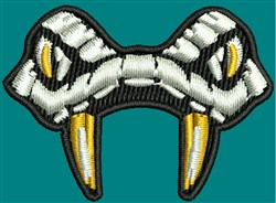 Viper for Visor Embroidery Design | EmbroideryDesigns.com