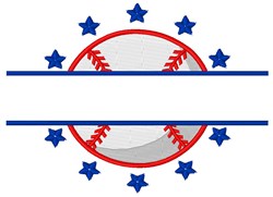 Baseball Name Drop Embroidery Design | EmbroideryDesigns.com