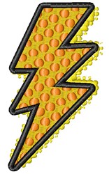 Lightning Bolt Embroidery Design | EmbroideryDesigns.com