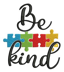 Be Kind Embroidery Design | EmbroideryDesigns.com