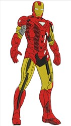 Iron Man Embroidery Design | EmbroideryDesigns.com
