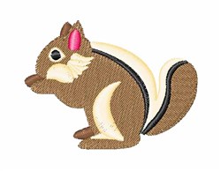 Chipmunk Embroidery Design | EmbroideryDesigns.com