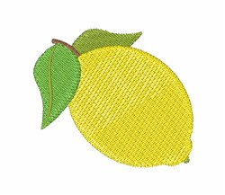 Lemon Embroidery Design | EmbroideryDesigns.com
