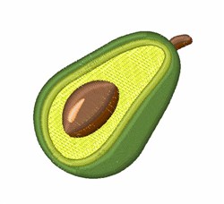 Avocado Embroidery Design | EmbroideryDesigns.com