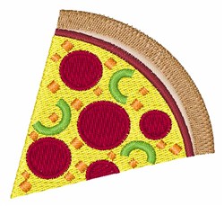 Pizza Embroidery Design | EmbroideryDesigns.com