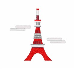 Eiffel Tower Embroidery Design | EmbroideryDesigns.com