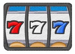 Slot Machine Embroidery Design | EmbroideryDesigns.com