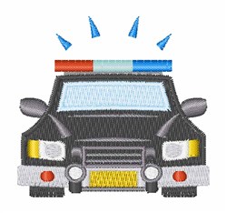 Police Car Embroidery Design | EmbroideryDesigns.com