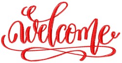 Welcome Embroidery Design | EmbroideryDesigns.com