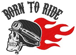 Born To Ride Embroidery Design | EmbroideryDesigns.com