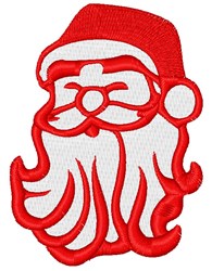 Santa Claus Embroidery Design | EmbroideryDesigns.com